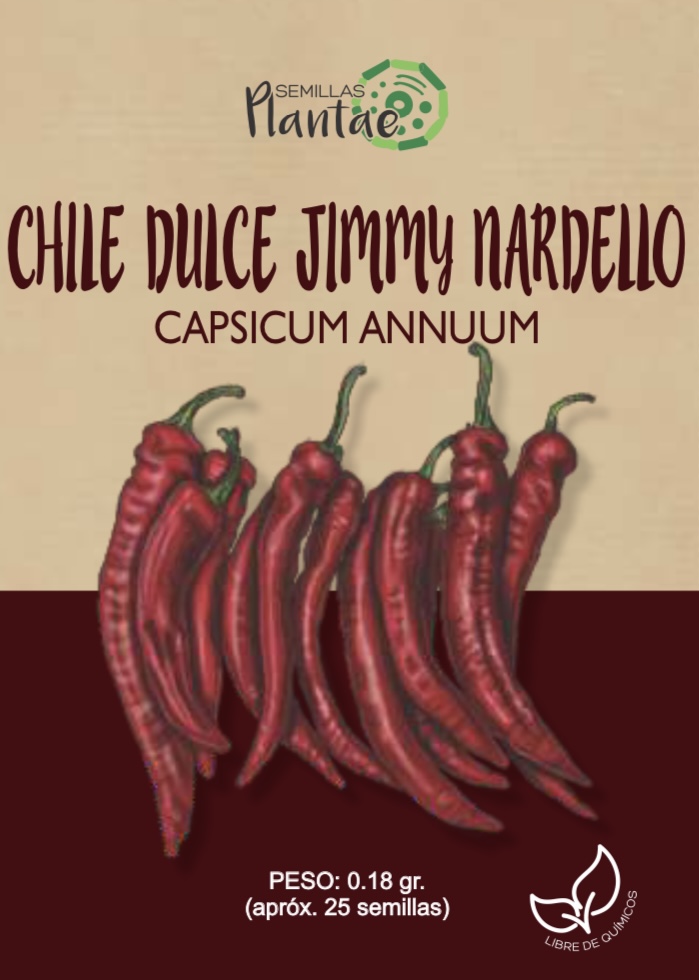 Chile Jimmy Nardello – Semillas Plantae